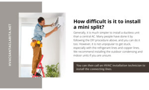 How to Install a Ductless Mini Split - Simple DIY Procedure | Step-by-step